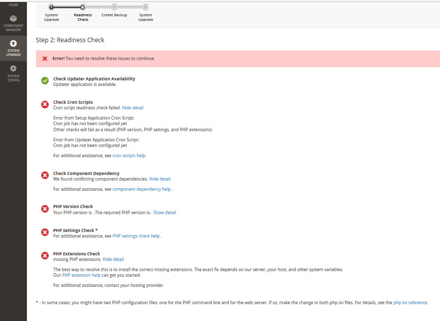 System Upgrade Errors Magento Forums