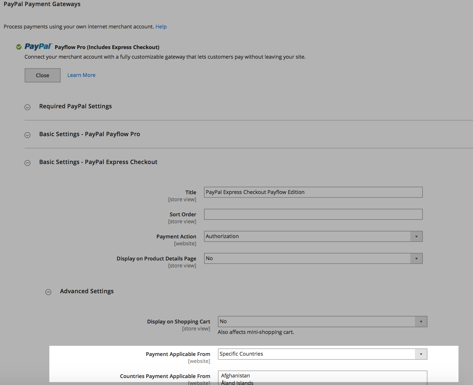 Taking orders using Paypal Payflow on backend of M... - Magento Forums
