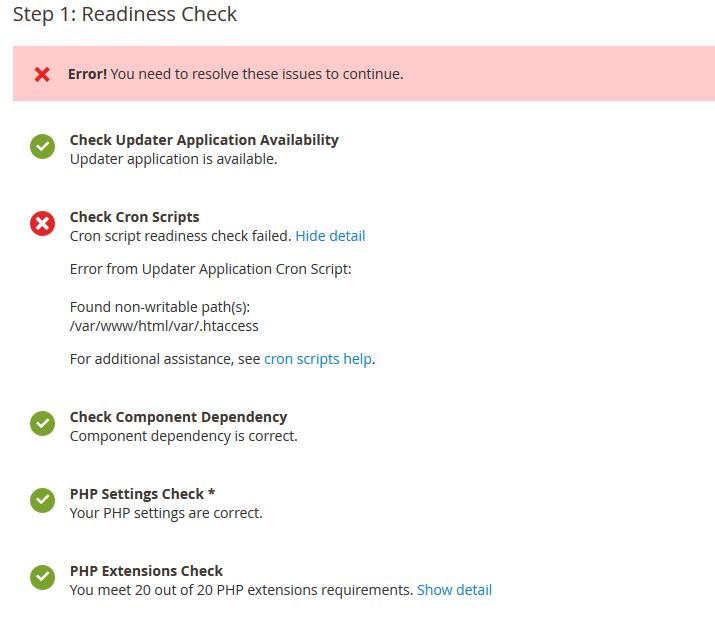 Error crontab al intentar instalar extension - Magento Forums