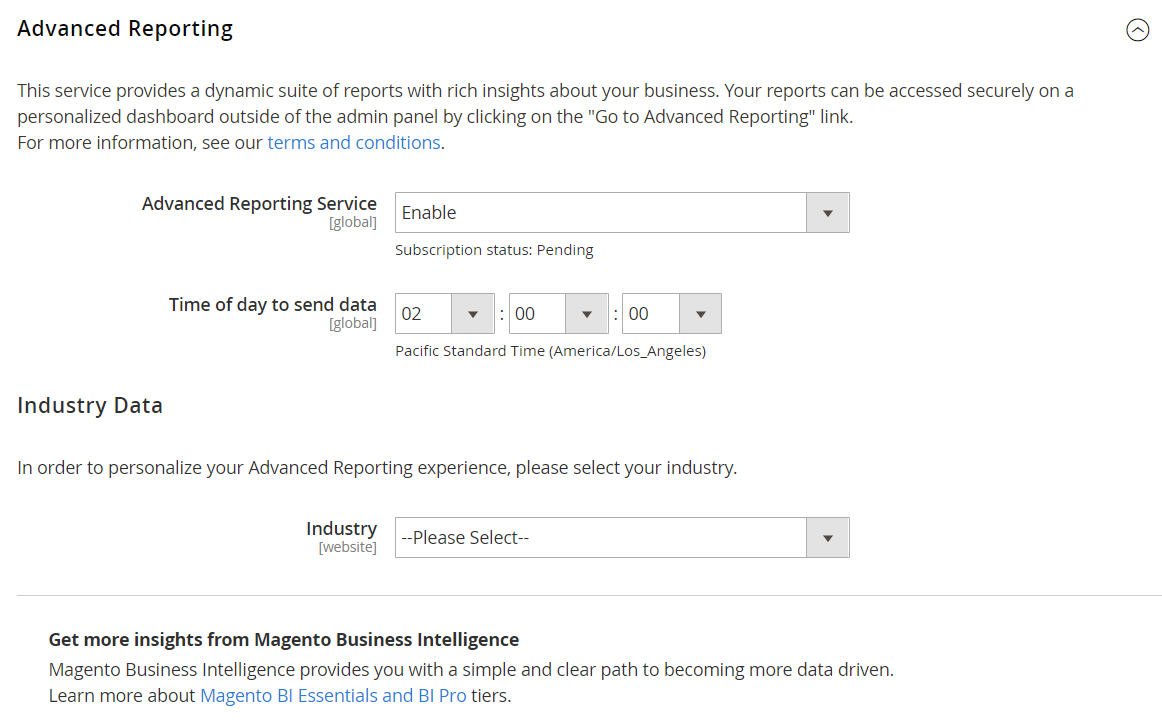 Advanced Reporting doesn't work and there is an er... - Page 2 - Magento Forums