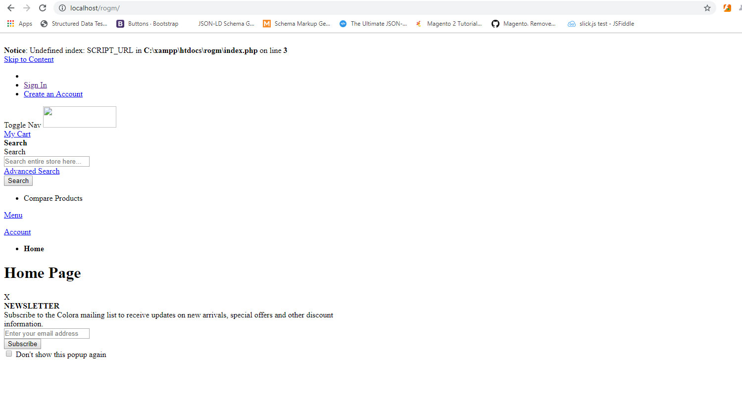 INSTALLING IN XAMPP - Magento Forums