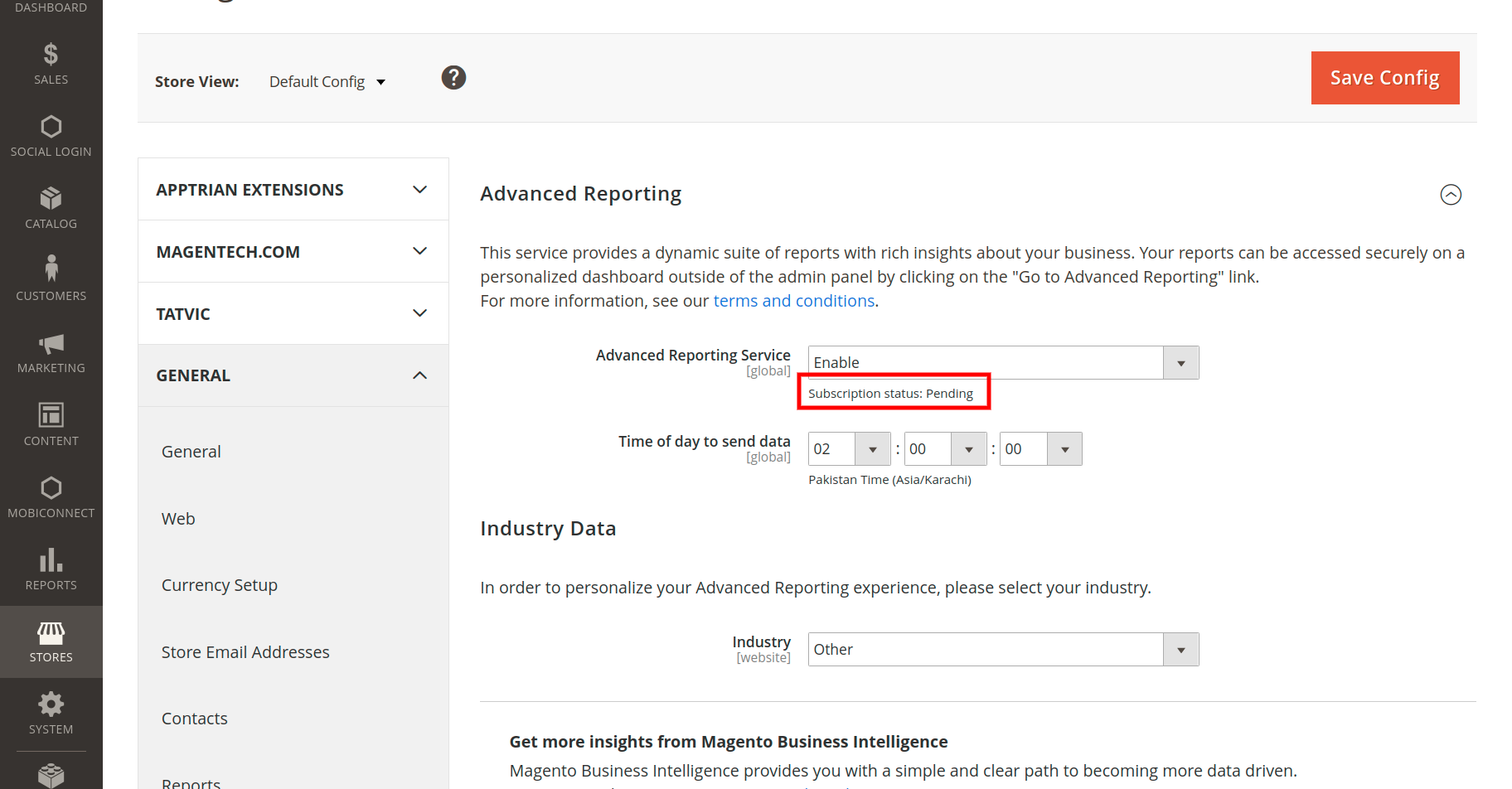 Advanced Reporting doesn't work and there is an er... - Page 2 - Magento Forums