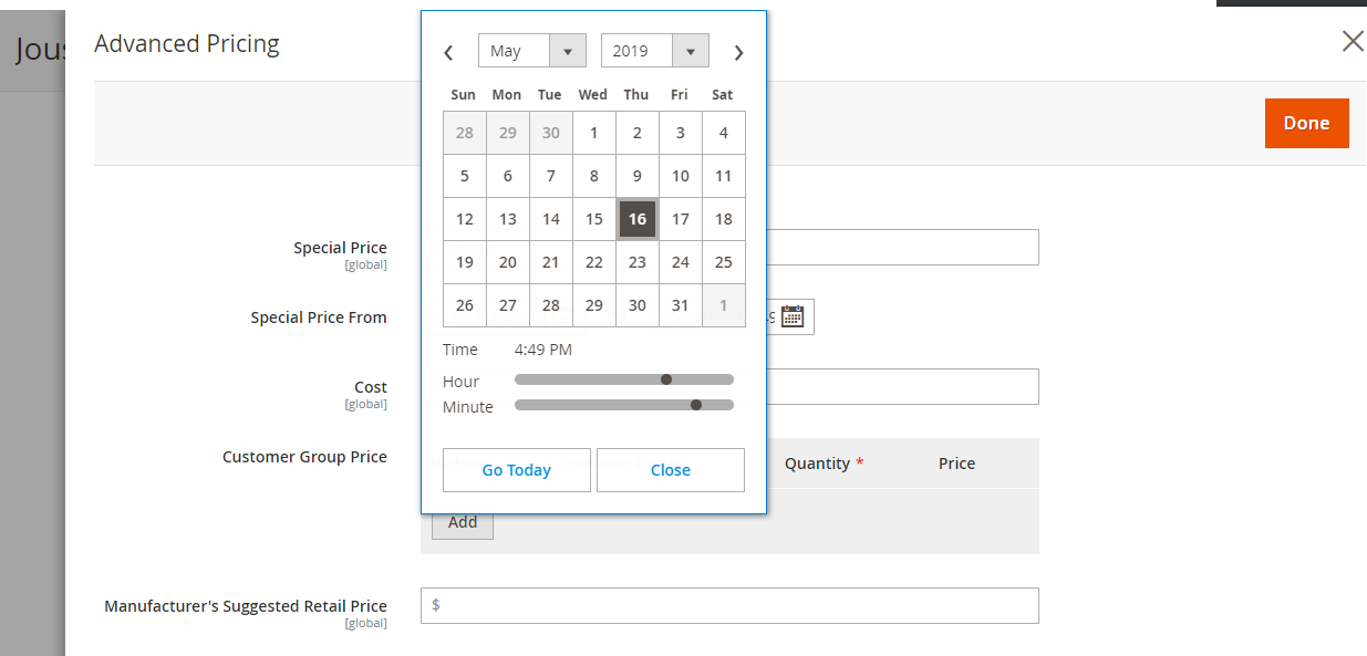 Solved: How to show Time in datepicker in magento 2x backe... - Magento Forums