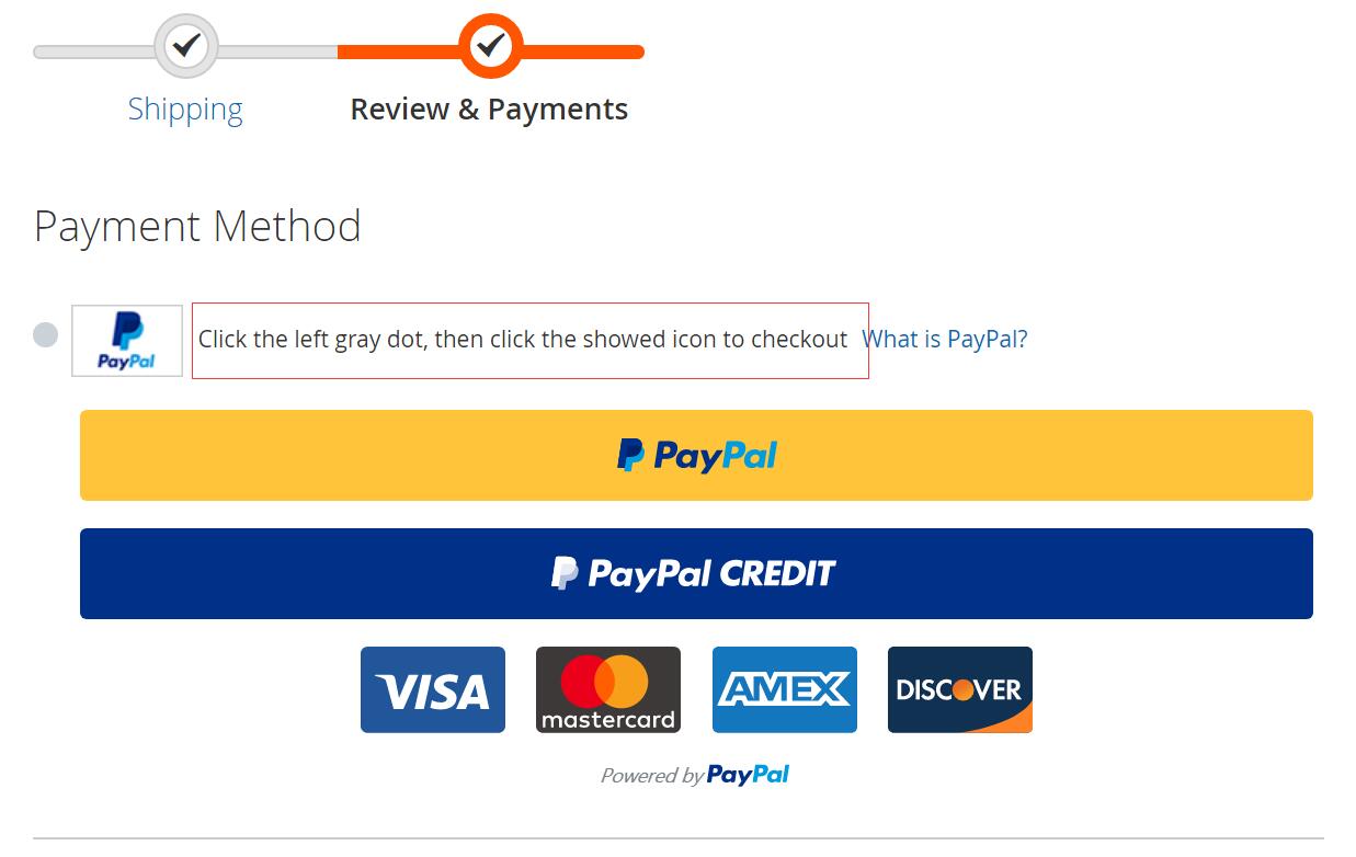 place order button - Magento Forums