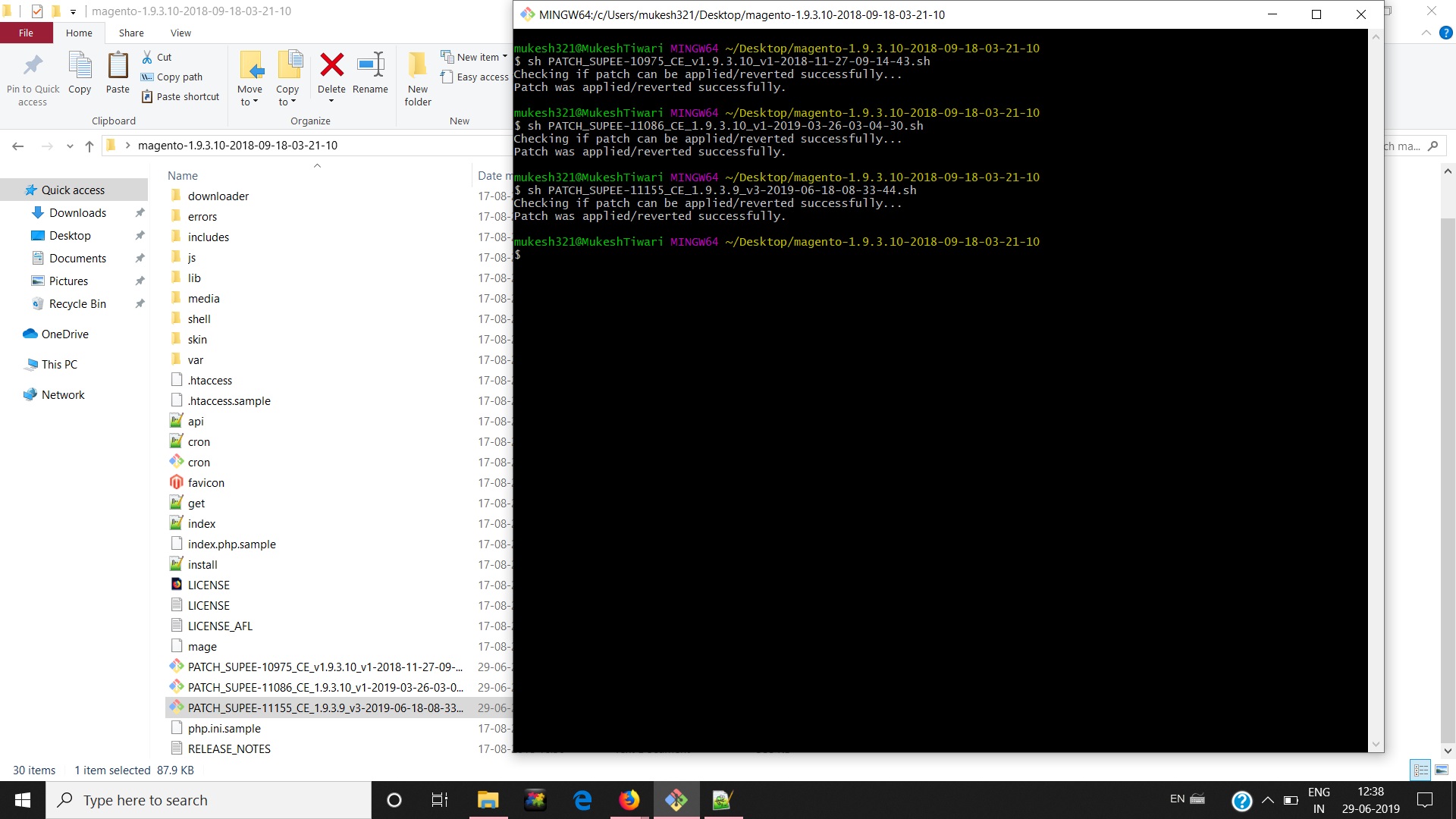 SUPEE-11155 patch for Magento 1.9.3.10 - Magento Forums