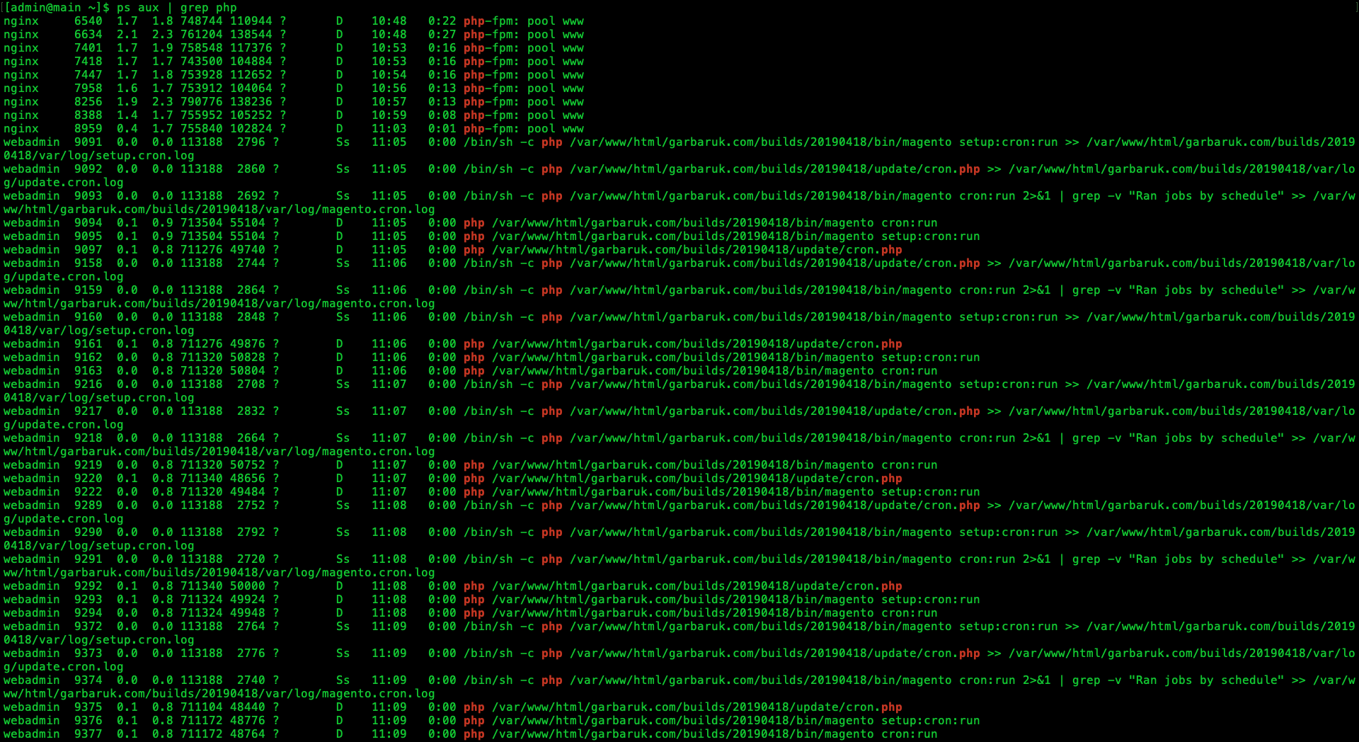 Solved Cron Jobs Pile Up And Never Stop Running Thus Cra Magento Forums 