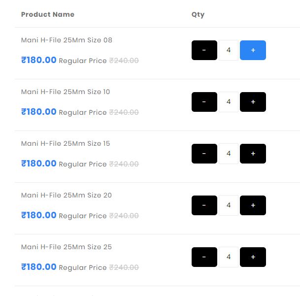 How to add quantity increment and decrement for gr... - Magento Forums