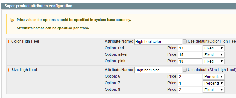 Configurable product, pricing issue - Magento Forums