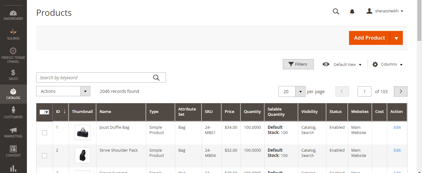 Enable or Disable products for specific store in m... - Magento Forums