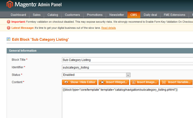 How to Display Sub Categories On A Category Page - Magento Forums