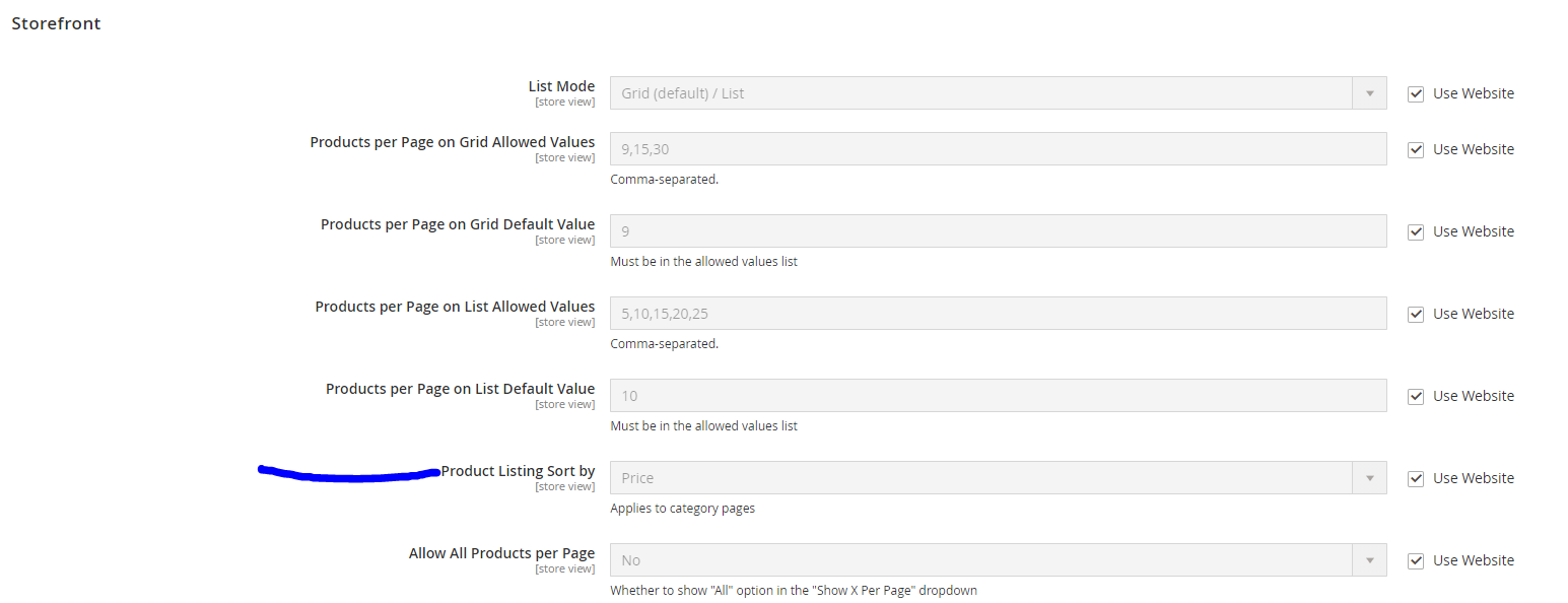Solved Product Listing Sort By Setting Not Working Magento Forums 9266