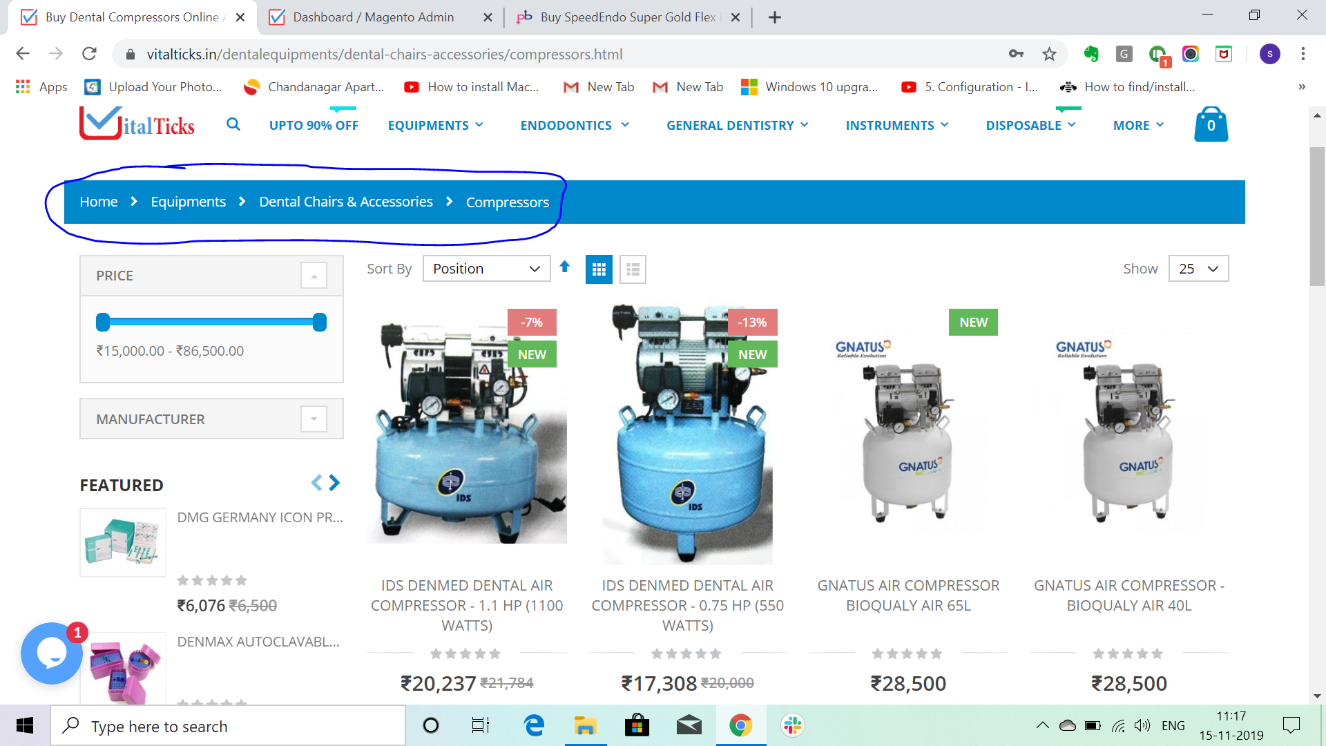 Breadcumbs are not coming Properly - Magento Forums