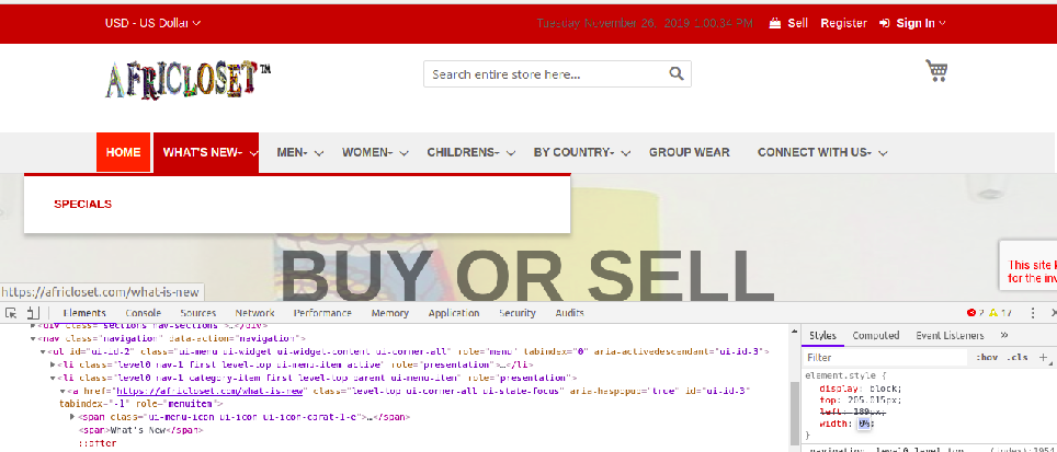 Solved How Do I Resize Drop Down Menu Magento Forums 4964