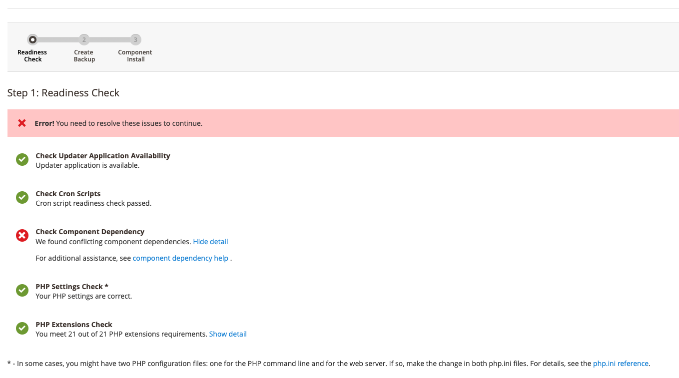 Solved Check Component Dependency Magento 231 Magento Forums 4351
