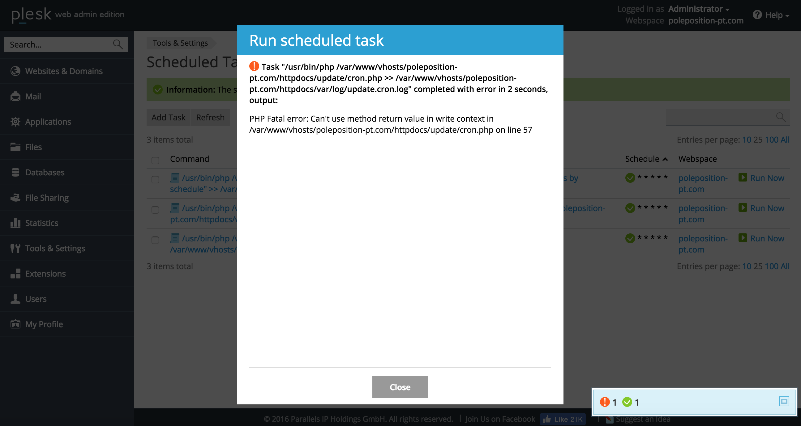 Cron.php fatal error line 57 - Magento Forums Cron.php fatal error line 57 - Magento Forums