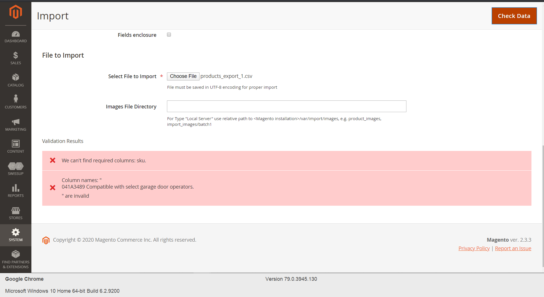 Having issues importing products from Shopify - Magento Forums
