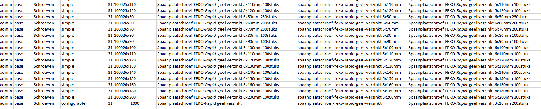 Solved: Configurable import magmi - Magento Forums