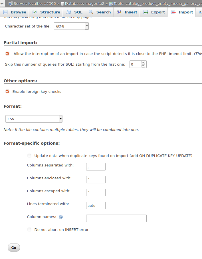 Magento 19 How To Update Table Values Using Csv Magento Forums