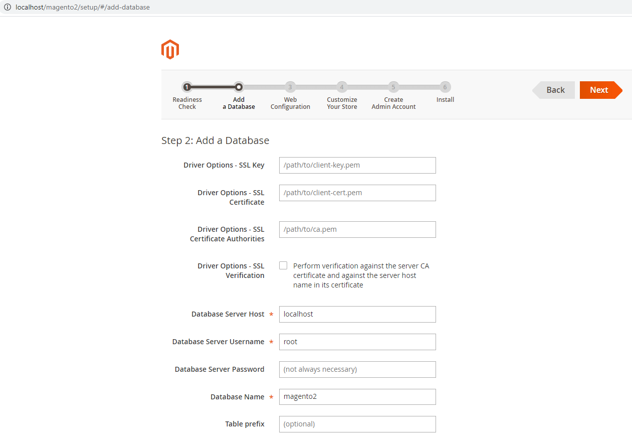 Magento2 installation database problem - Magento Forums