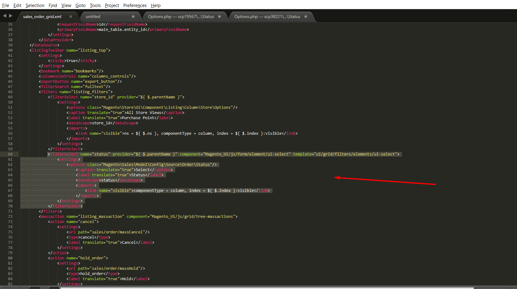 How can i change order status filter drop down to ... - Magento Forums