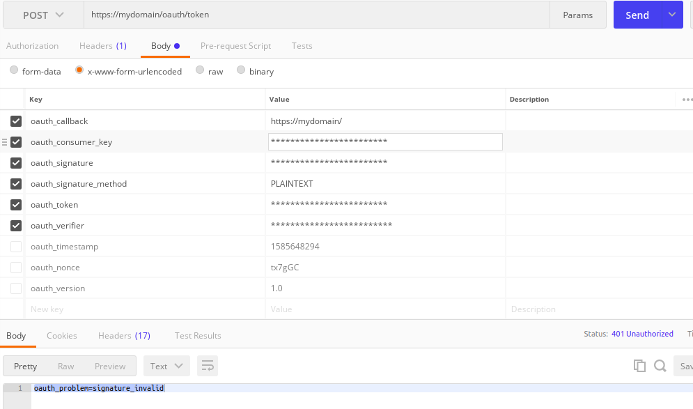 Rest Api Oauth Access Token Issue Magento Forums