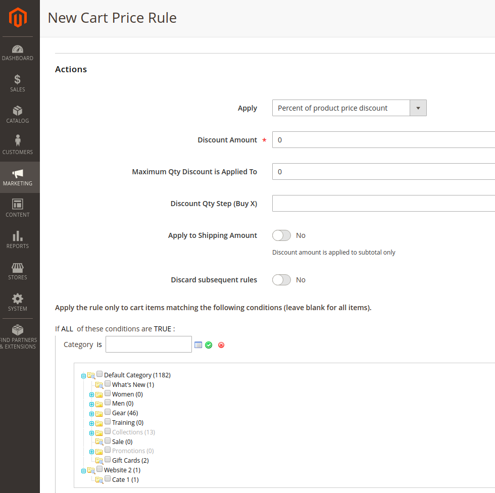 Solved: Configure free shipping base on categories - Magento Forums