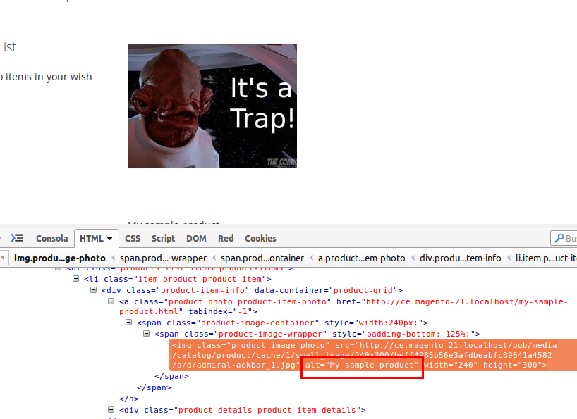 Adding "alt" tags for the product images in magent... - Magento Forums