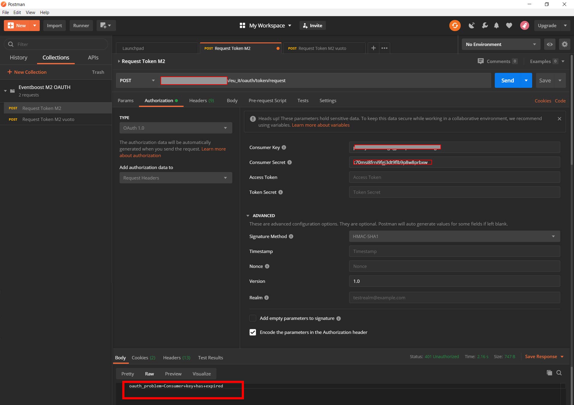 Magento 2.3.4 and OAuth 1 Integration oauth_proble... - Magento Forums