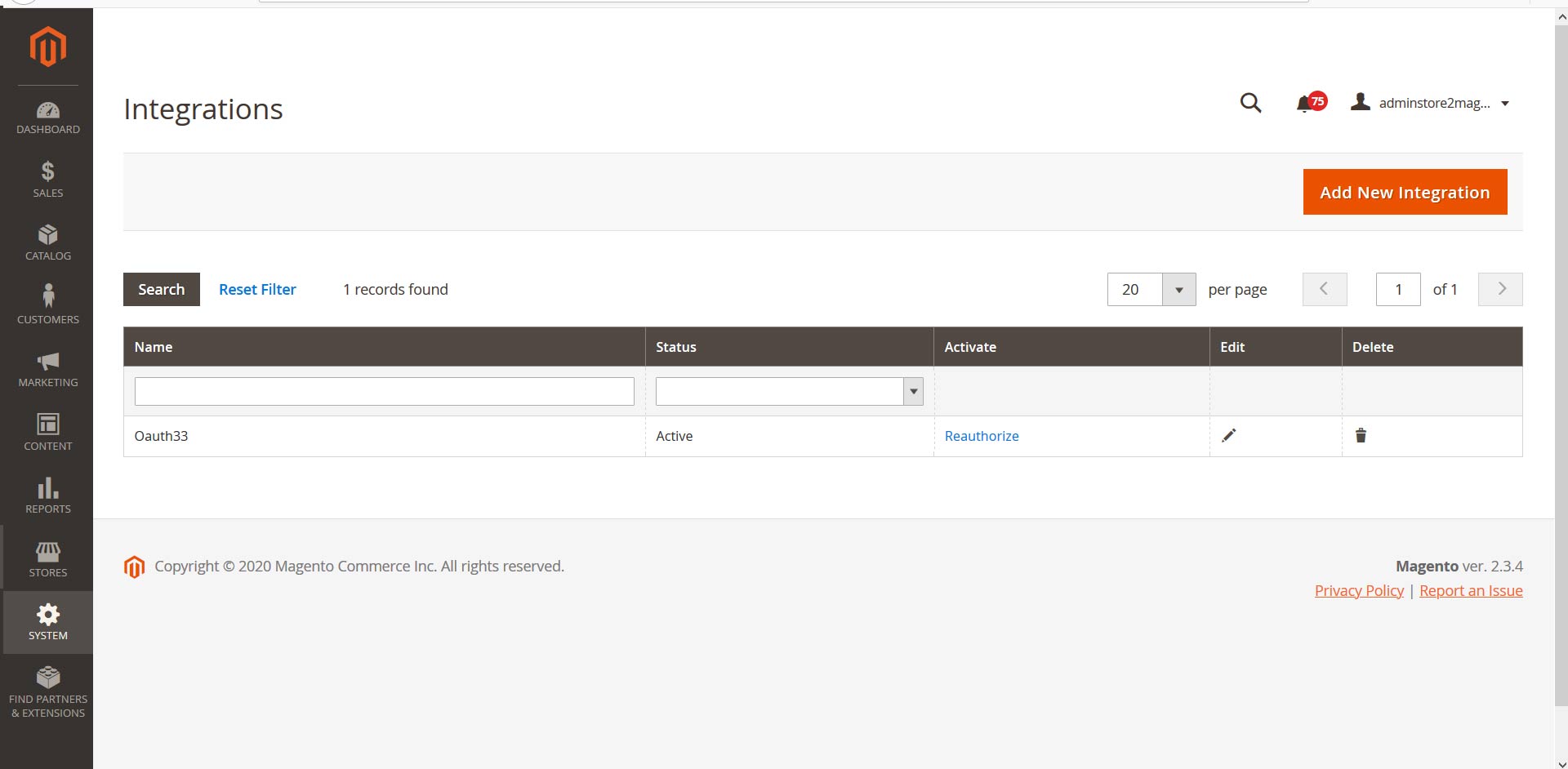 Magento 2.3.4 and OAuth 1 Integration oauth_proble... - Magento Forums