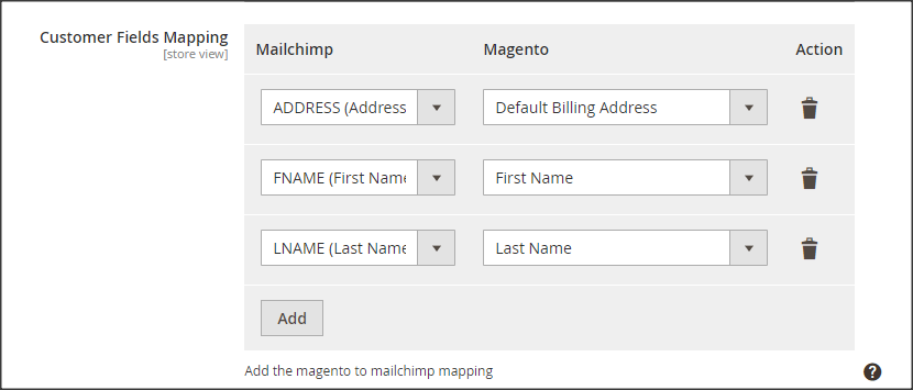 Mailchimp Customer Fields Mapping: add custom fiel... - Magento Forums