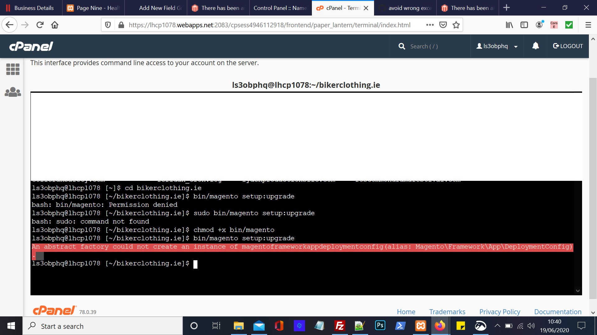 Solved: There has been an error processing your request - Page 2 - Magento Forums