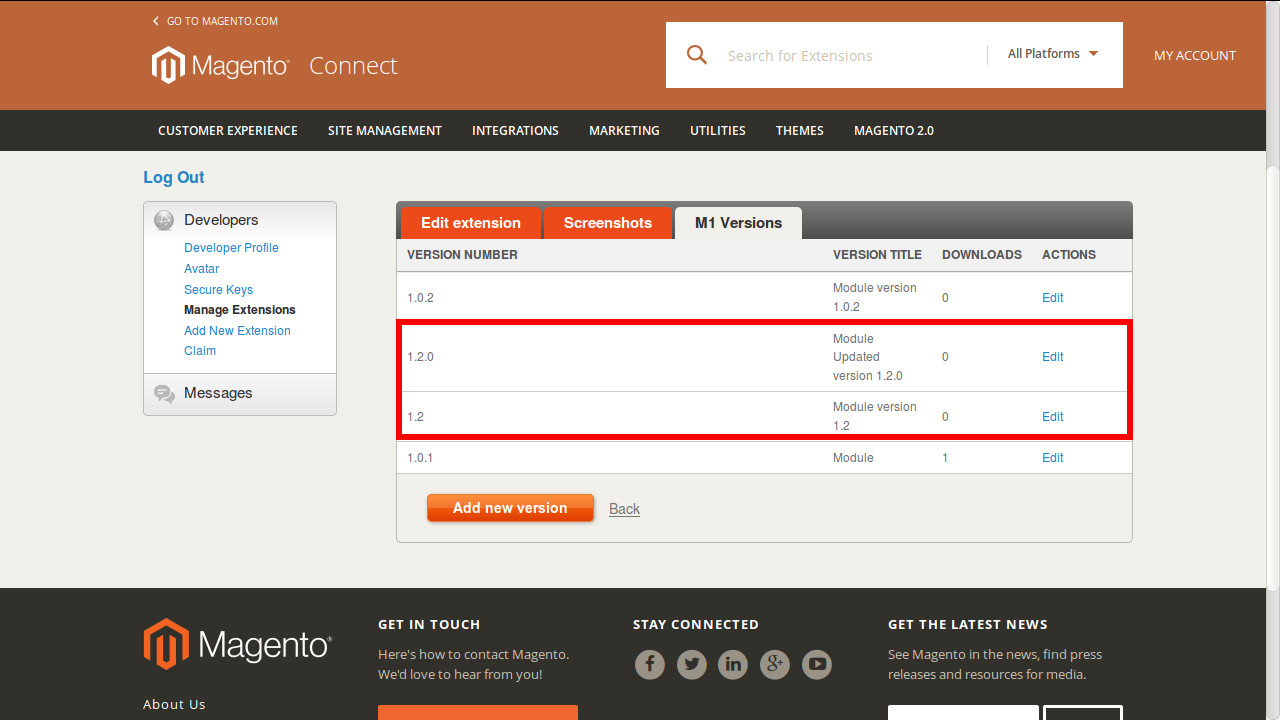 Module version removal - Magento Forums