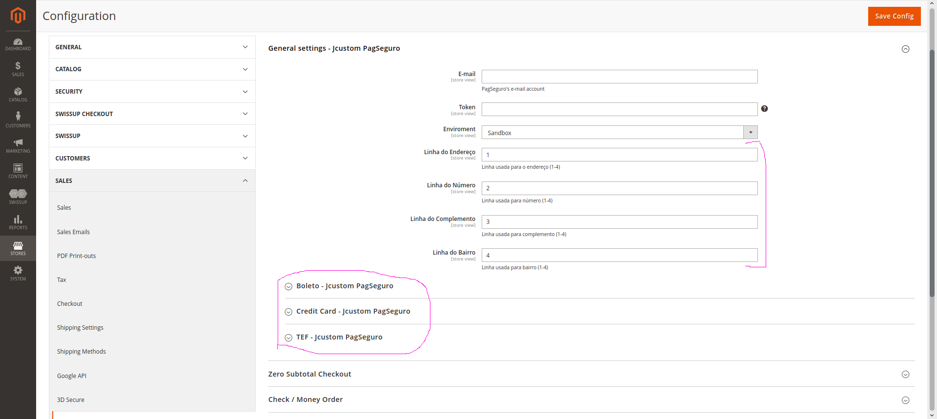 Problem With Backend Admin Settings For A Custom Magento Forums