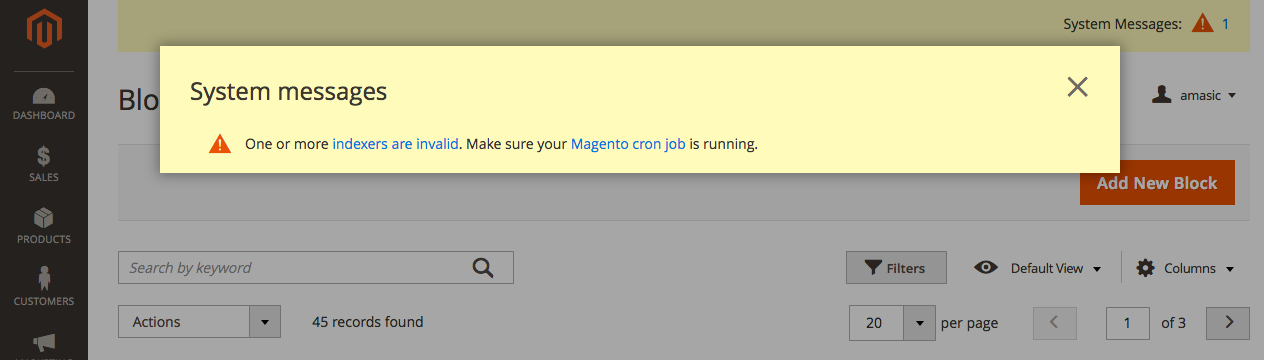 Content > Elements > Pages not loading - Magento Forums