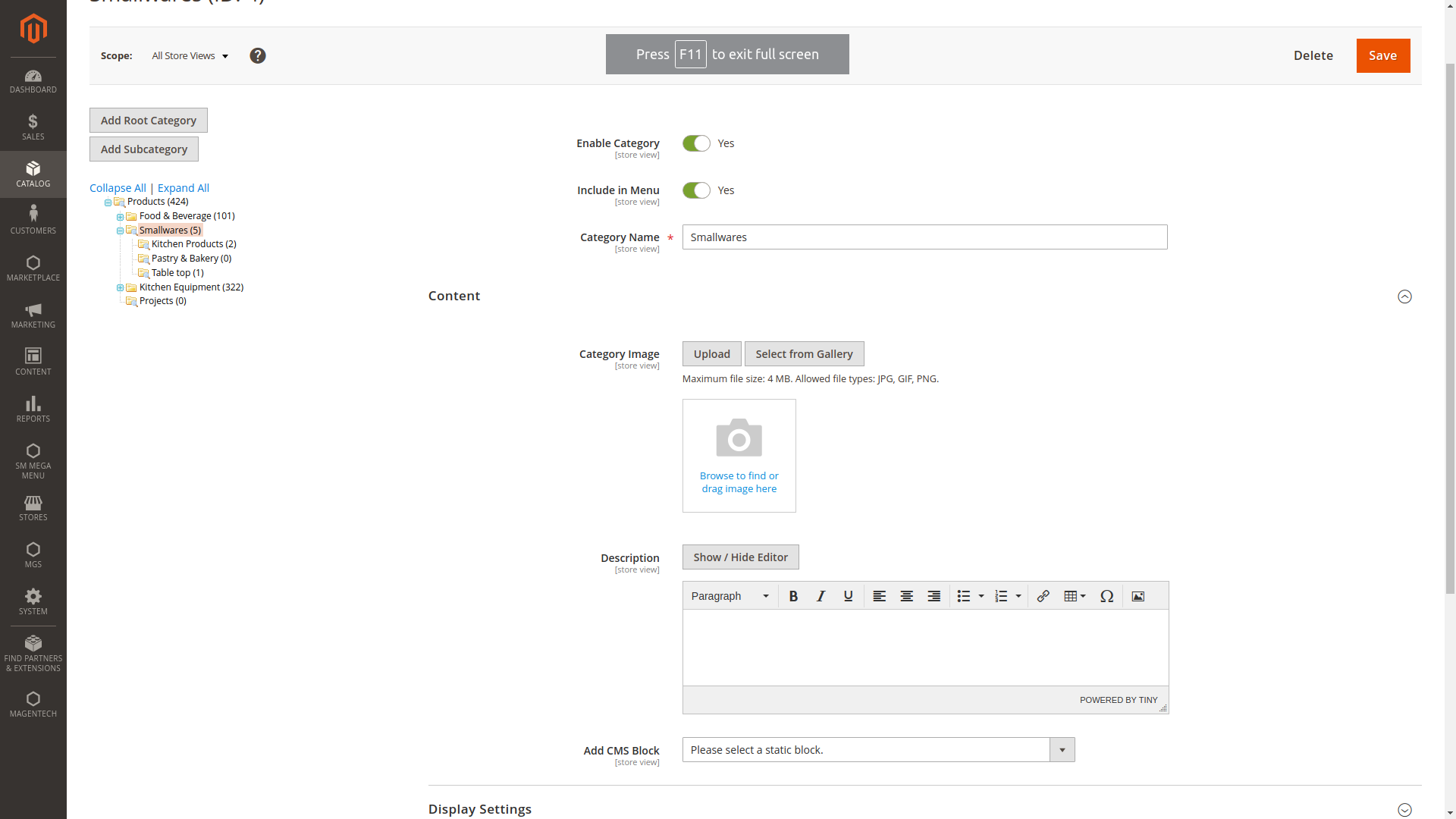 Category Image not updated from the Admin backend - Magento Forums