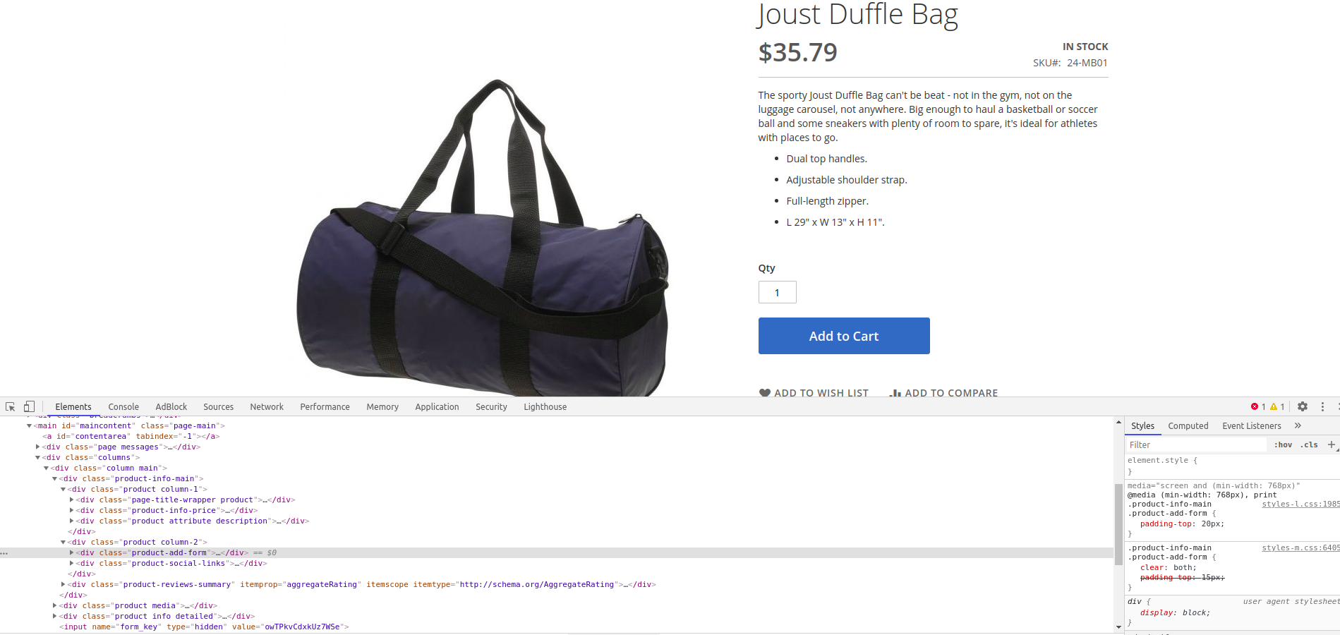 Custom layout update on product page - Magento Forums