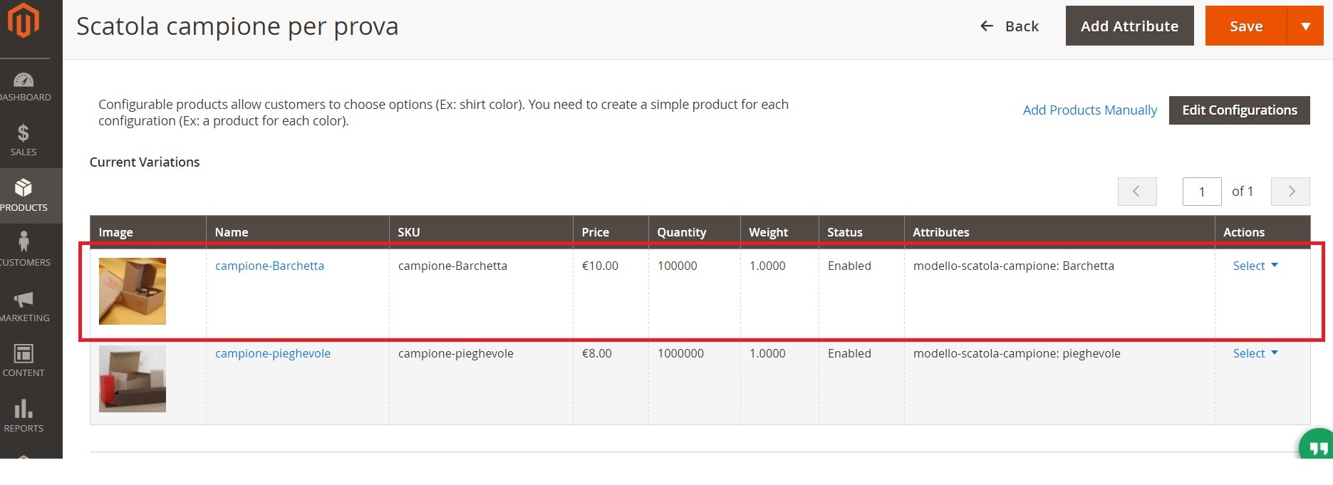 Configurable product with options - Magento Forums