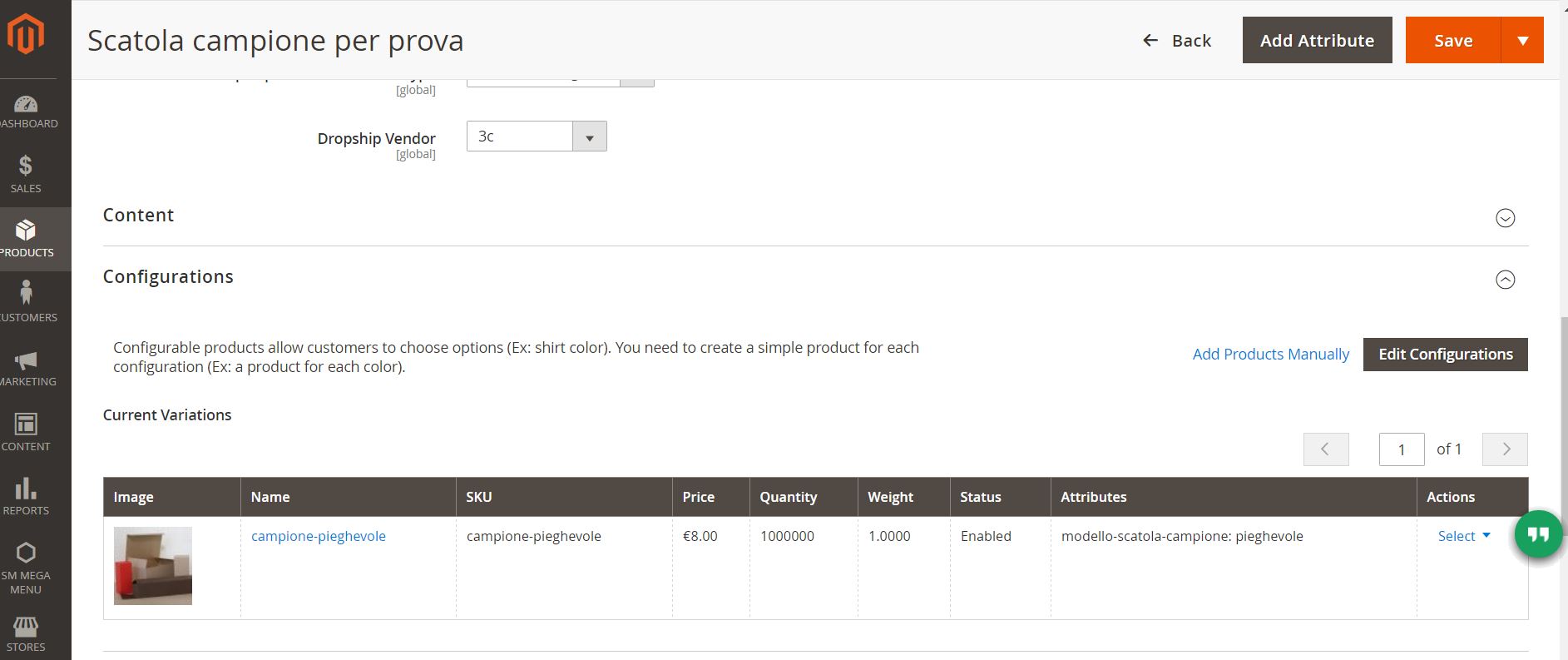 Configurable product with options - Magento Forums