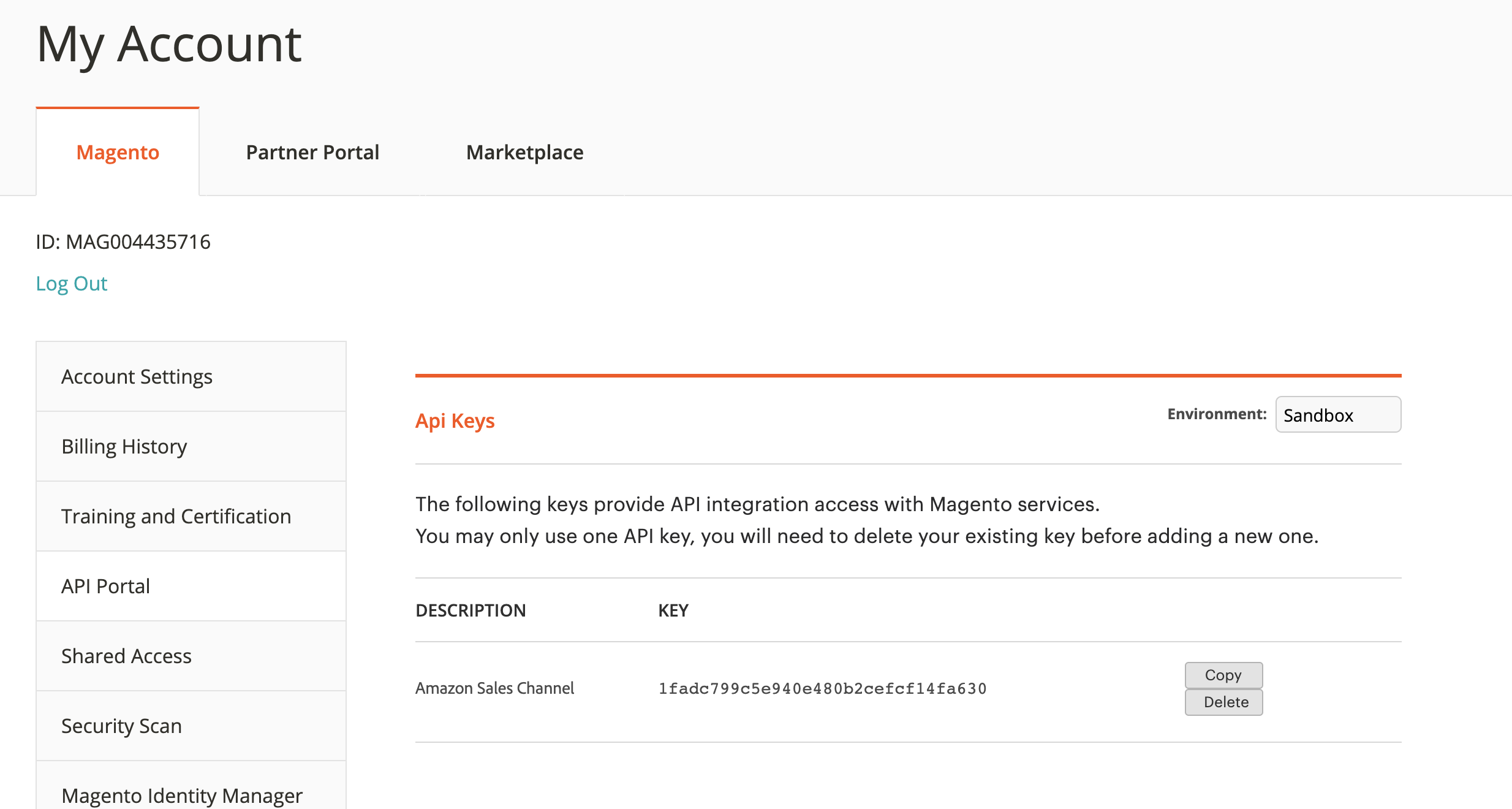 My Magento Account Api Portal Not Working Magento Forums