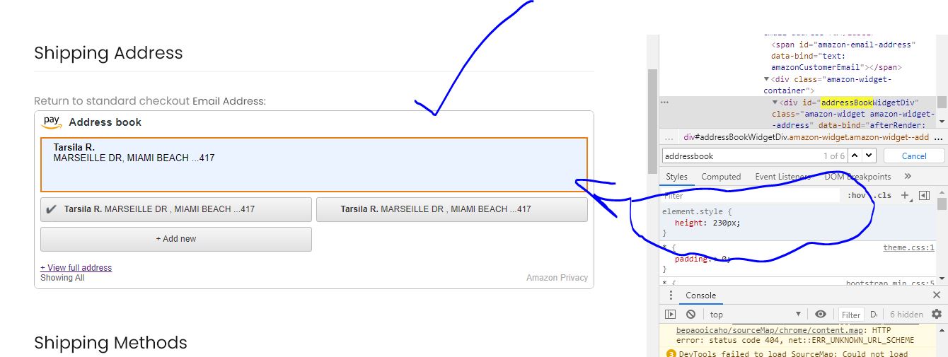 Amazonpay Address and Payment widget error - Magento Forums