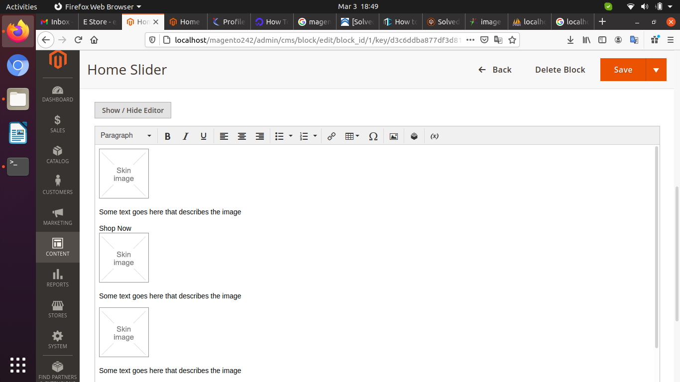 Images Not Loading In Admin Cms Pages And Static B Magento Forums