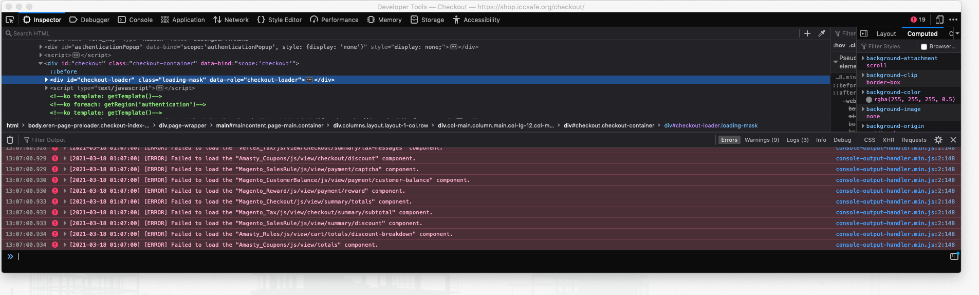 Inconsistent Failing To Load Js Components In Chec Magento Forums