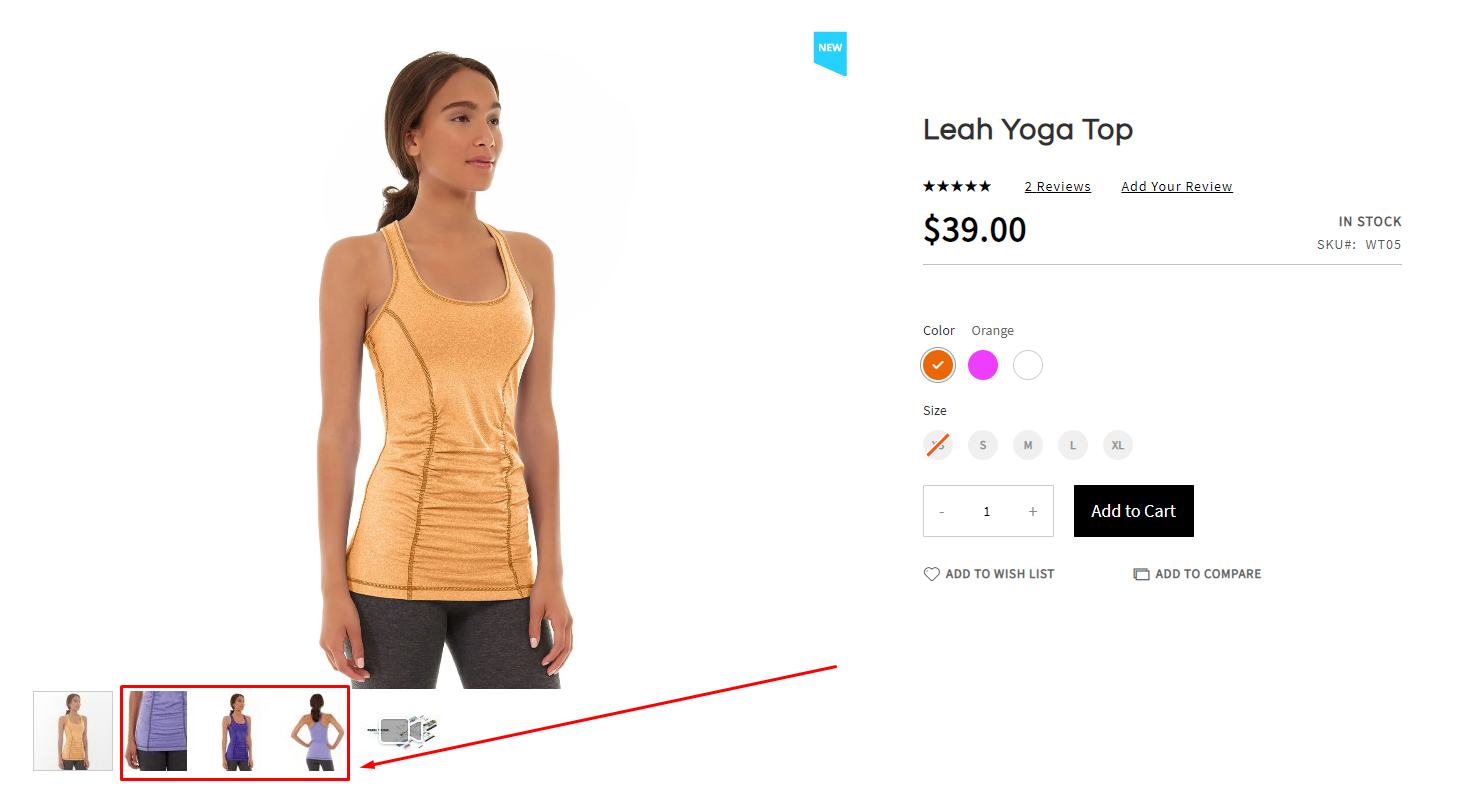 Different Set of Visual Image Switch for each prod... - Magento Forums