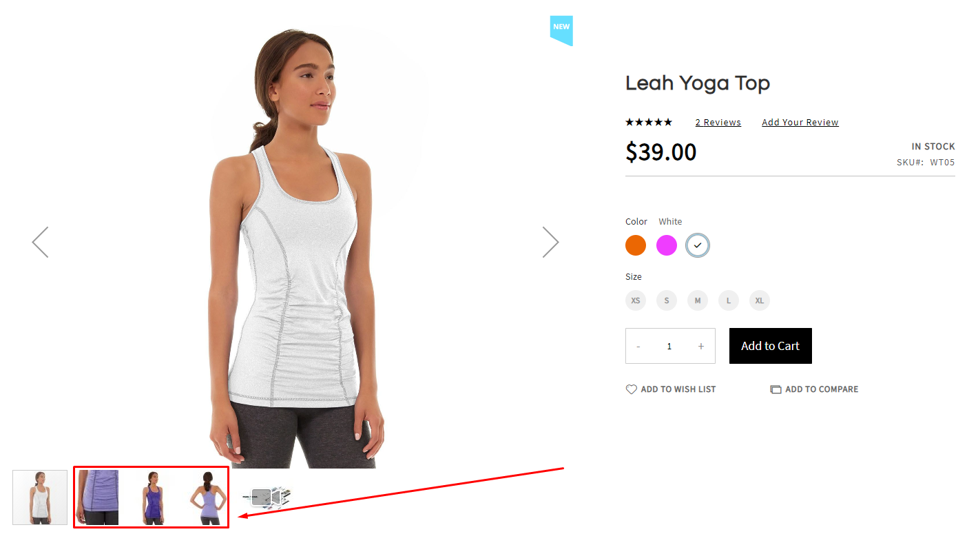 Different Set of Visual Image Switch for each prod... - Magento Forums