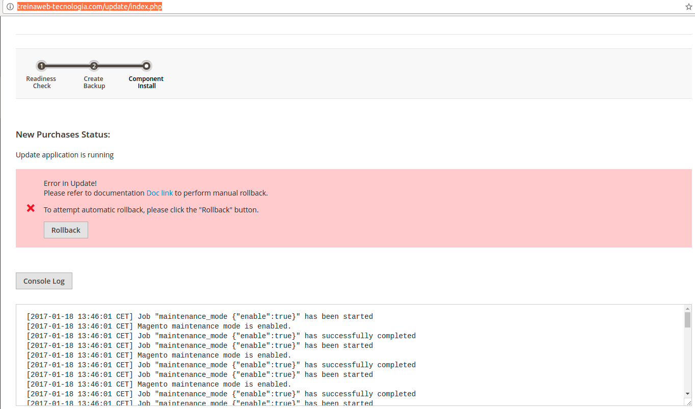 Problem With Web setup Wizard maintenance_mode - Magento Forums