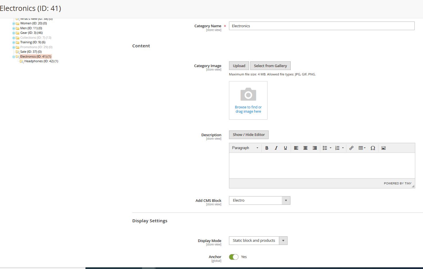 Display Subcategories on Category Page - Magento Forums