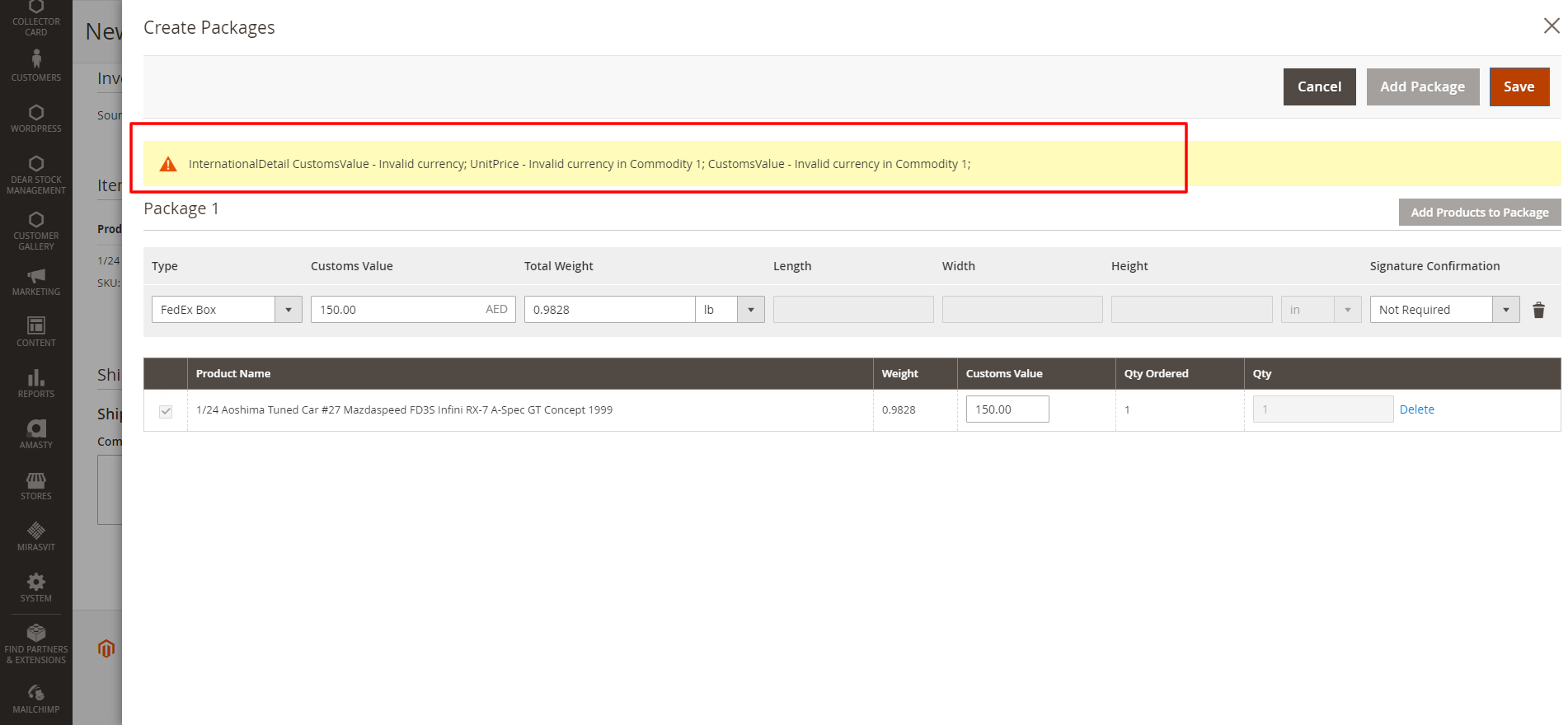 Magento 23 Fedex Not Generating Shipping Labels Magento Forums