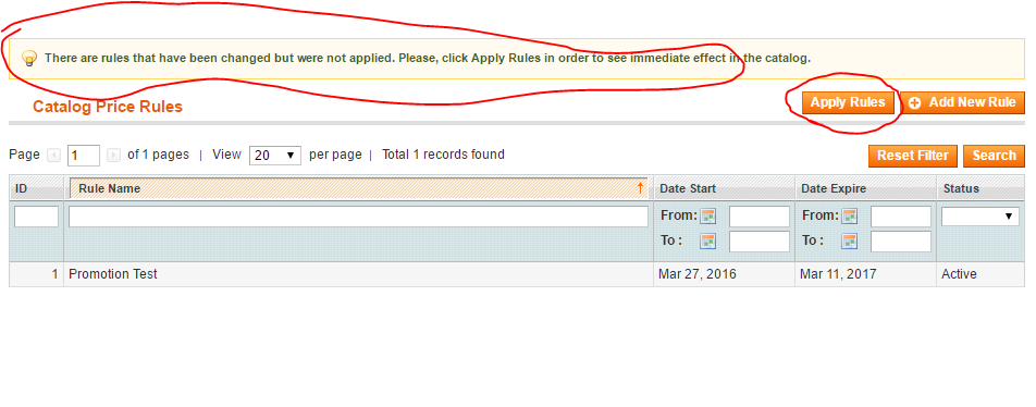 Catalog price rule promotion schedule not working ... - Magento Forums