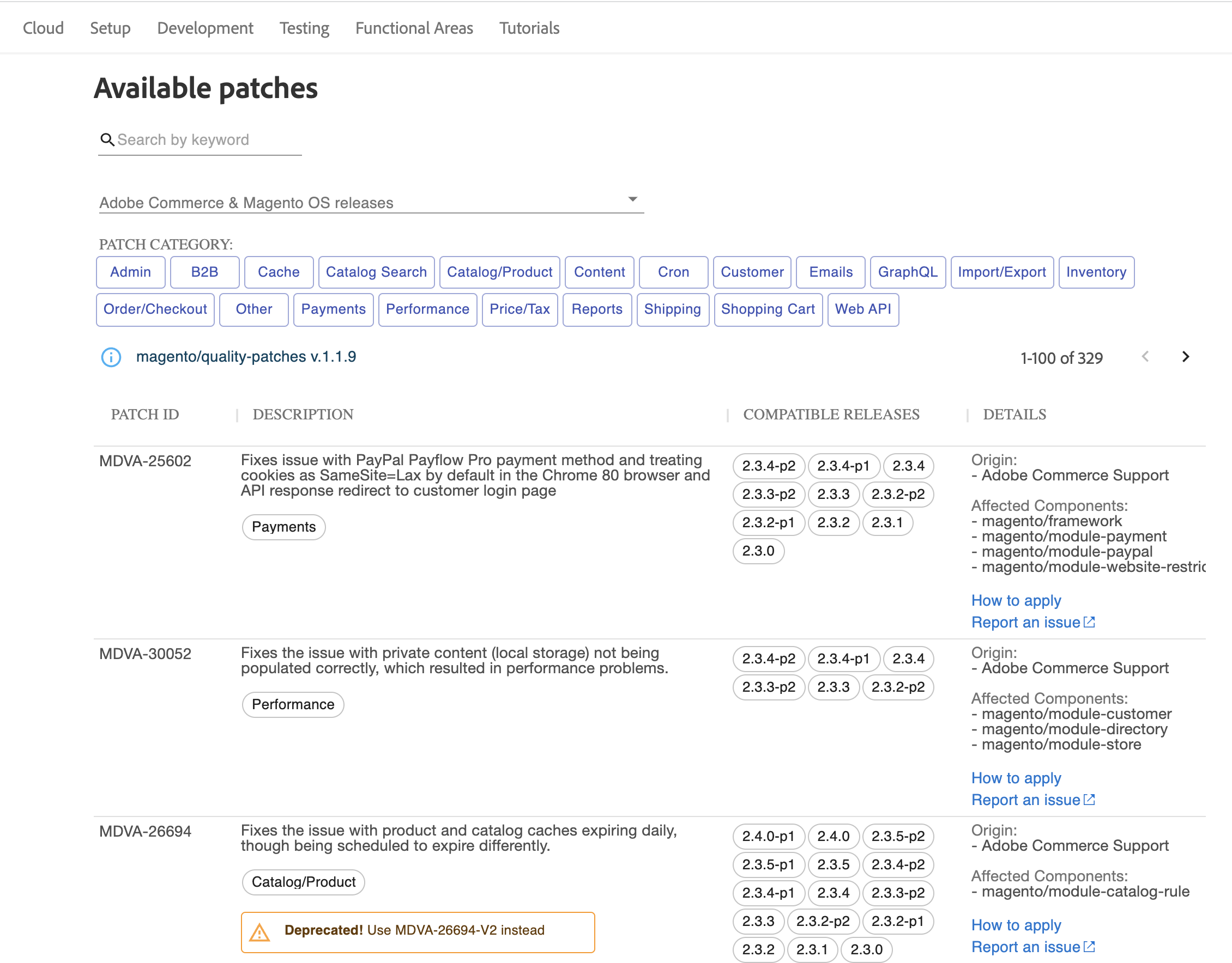 Quality Patches Tool for Adobe Commerce / Magento ... - Magento Forums