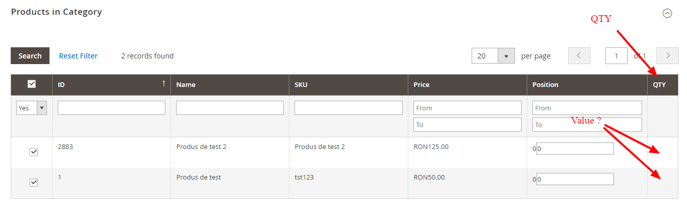 add salable quantity column in product in categori... - Magento Forums